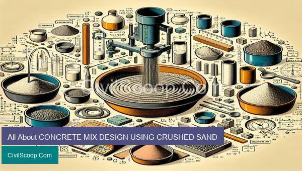 All About CONCRETE MIX DESIGN USING CRUSHED SAND - Civil Scoops