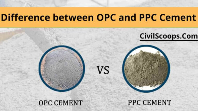OPC vs PPC | Difference between OPC and PPC Cement – Civil Scoops