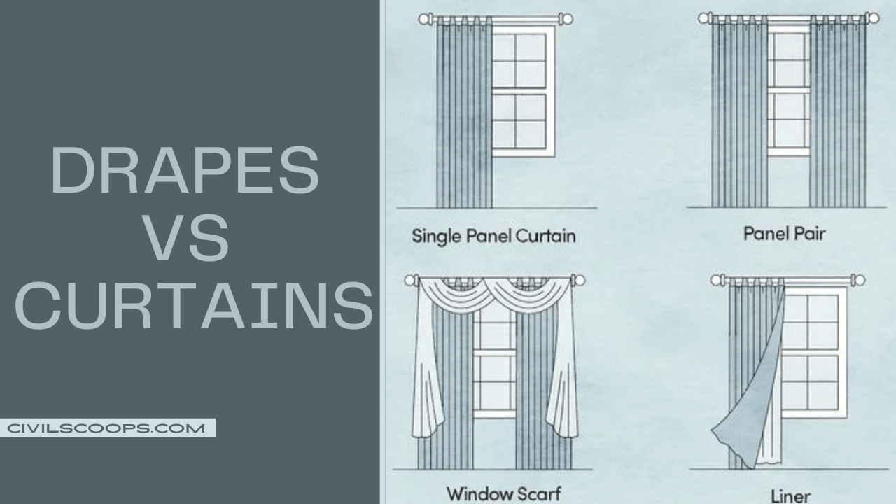 All About of Drapes Vs. Curtains | Difference Between Drapes and Curtains | What Are Drapes ...