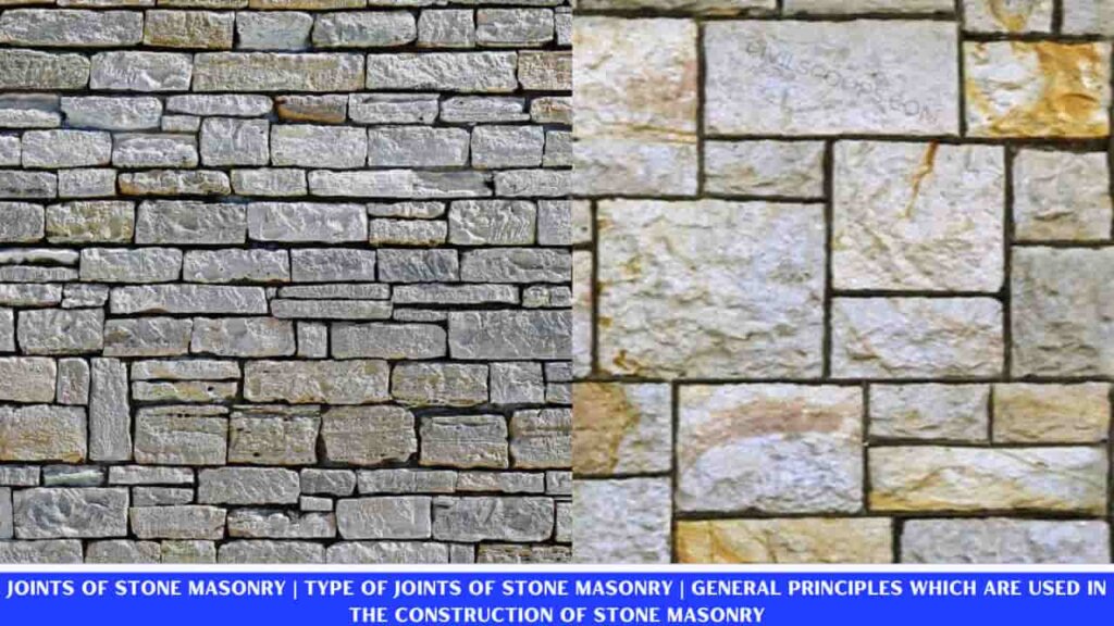 Joints of Stone Masonry | Type of Joints of Stone Masonry | General ...