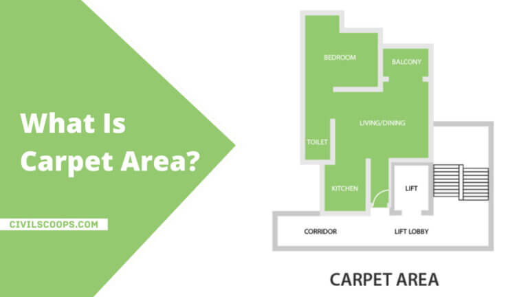 Difference Between Carpet Area and Built-up Area – Civil Scoops
