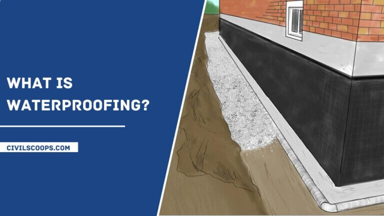 What Is Waterproofing | Types of Waterproofing - Civil Scoops
