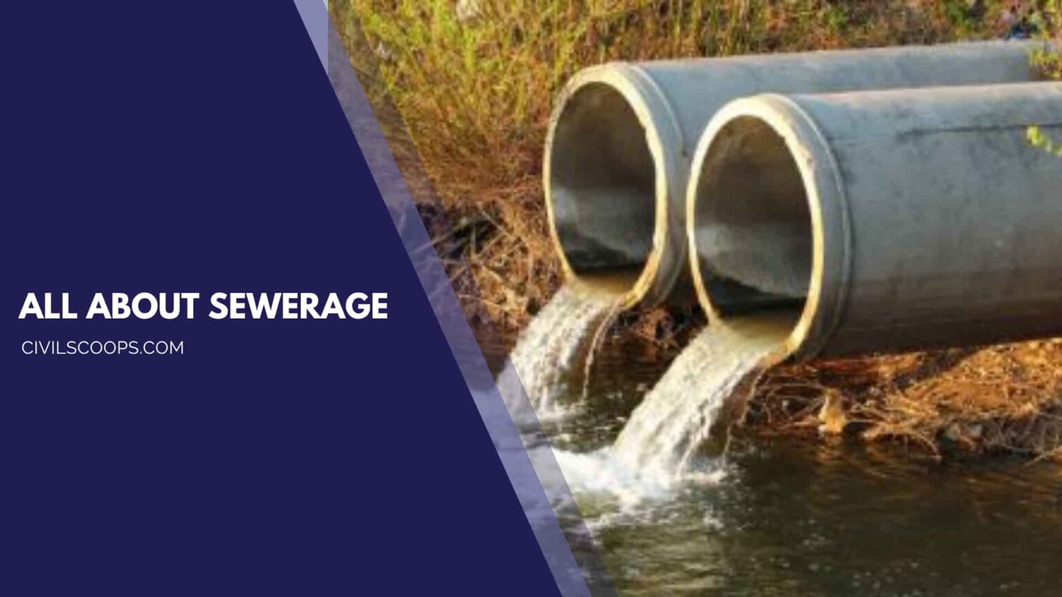 What Is Sewerage | What Is Storm Drain | Household Drain Systems | House Drainage Parts and ...
