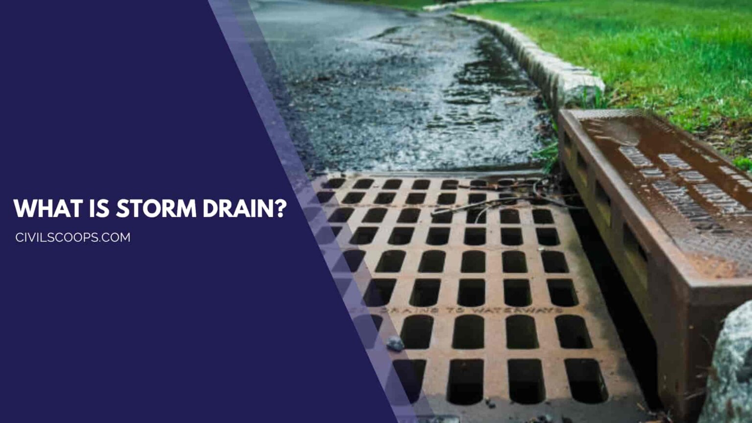 What Is Sewerage | What Is Storm Drain | Household Drain Systems ...