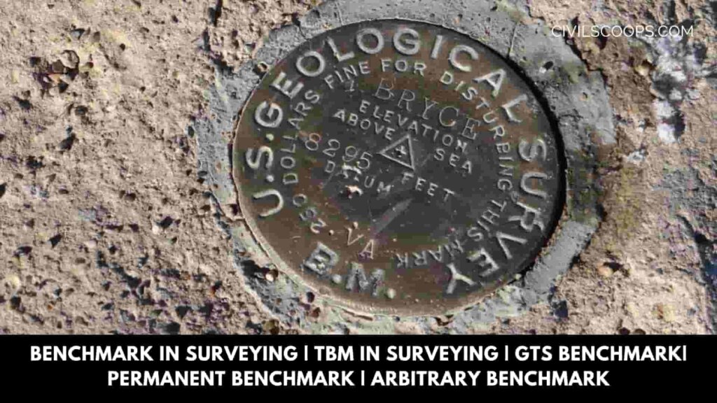 Benchmark in Surveying | TBM in Surveying | GTS Benchmark| Permanent ...