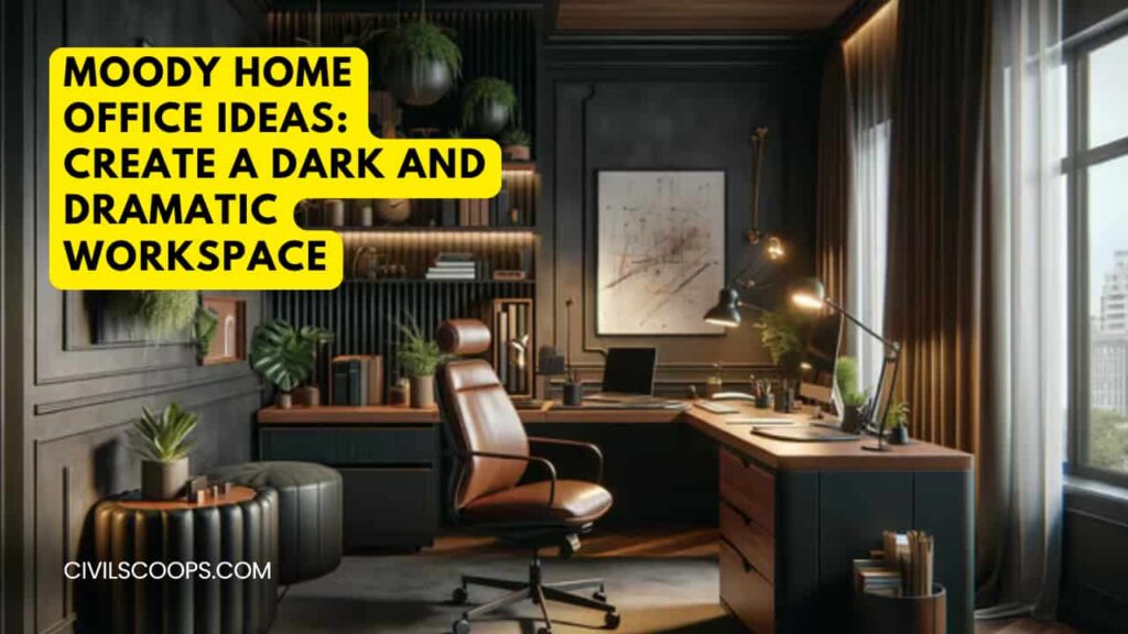 Moody Home Office Ideas: Create a Dark and Dramatic Workspace - Civil ...